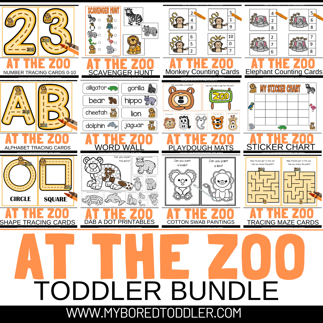 Zoo Animal Value Bundle - FLASH SALE – My Bored Toddler