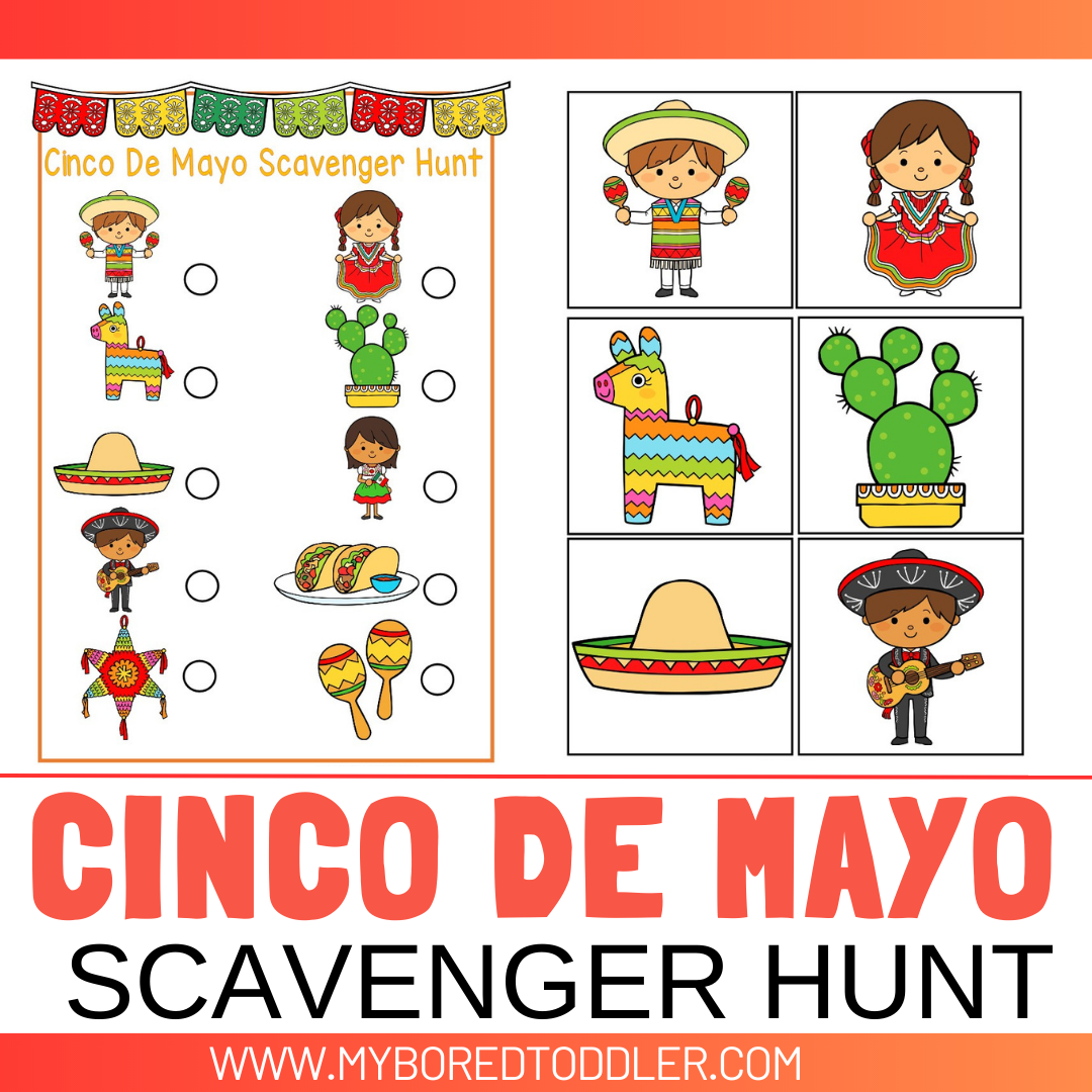 Cinco De Mayo Scavenger Hunt – My Bored Toddler