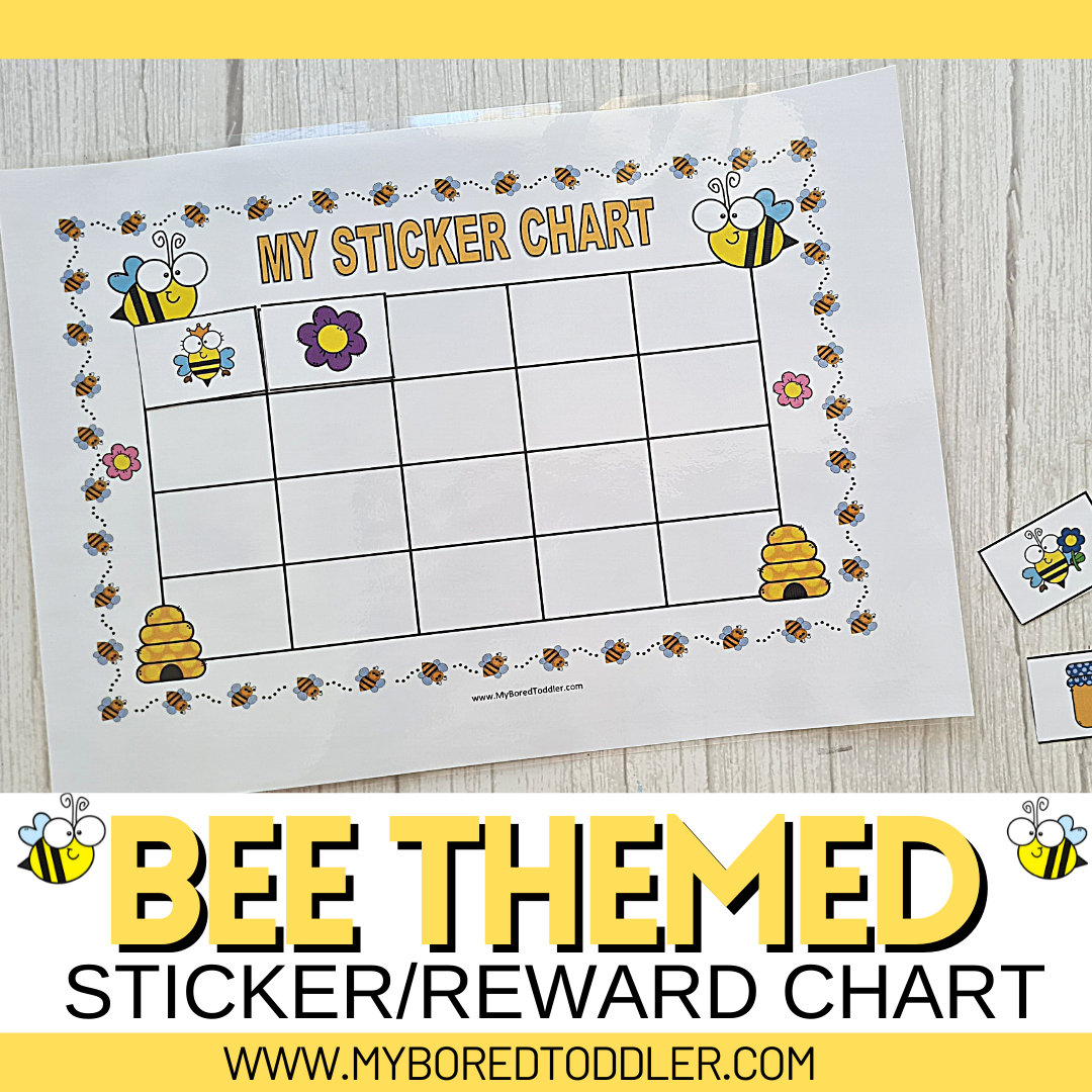 Bee Sticker / Reward Chart – My Bored Toddler
