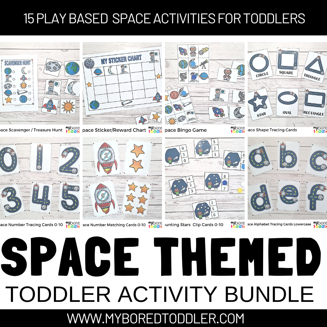 SPACE Printable Bundle - 15 Space themed resources – My Bored Toddler