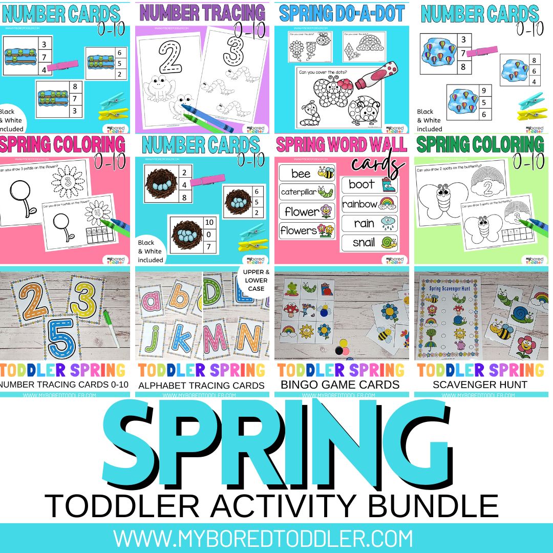 Spring Printable Pack – My Bored Toddler