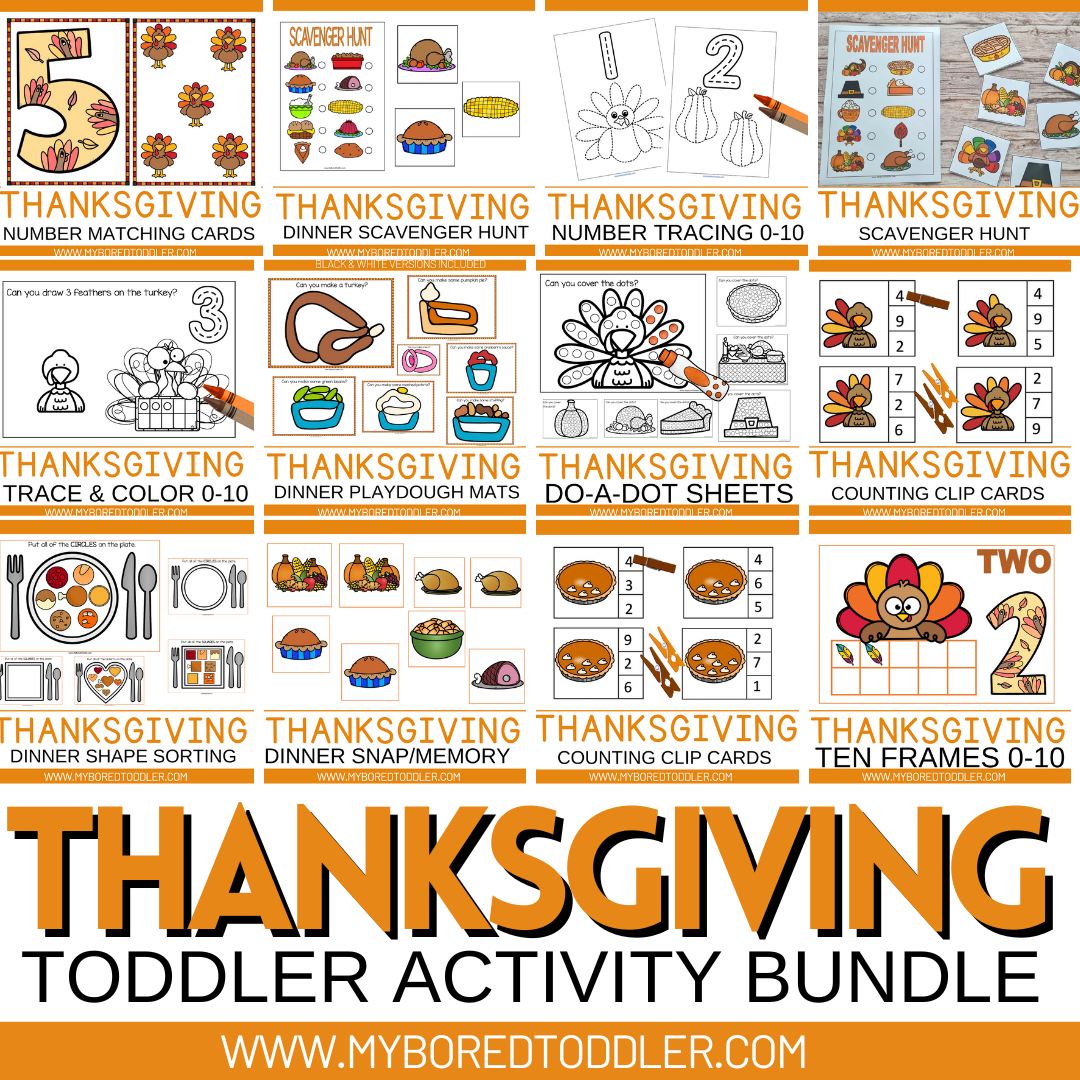 Thanksgiving Printable Value Bundle – My Bored Toddler