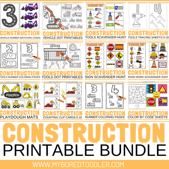 Construction Bundle – My Bored Toddler