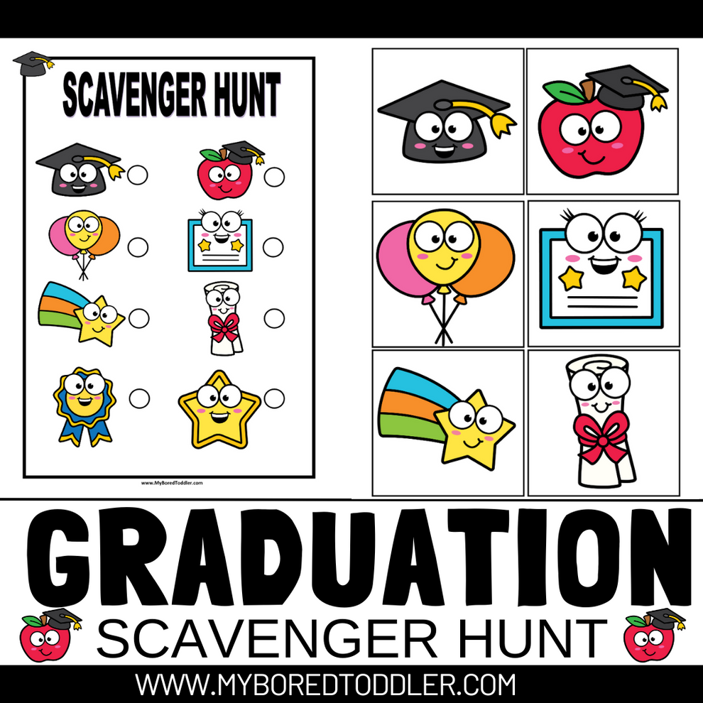 Graduation Scavenger Hunt – My Bored Toddler