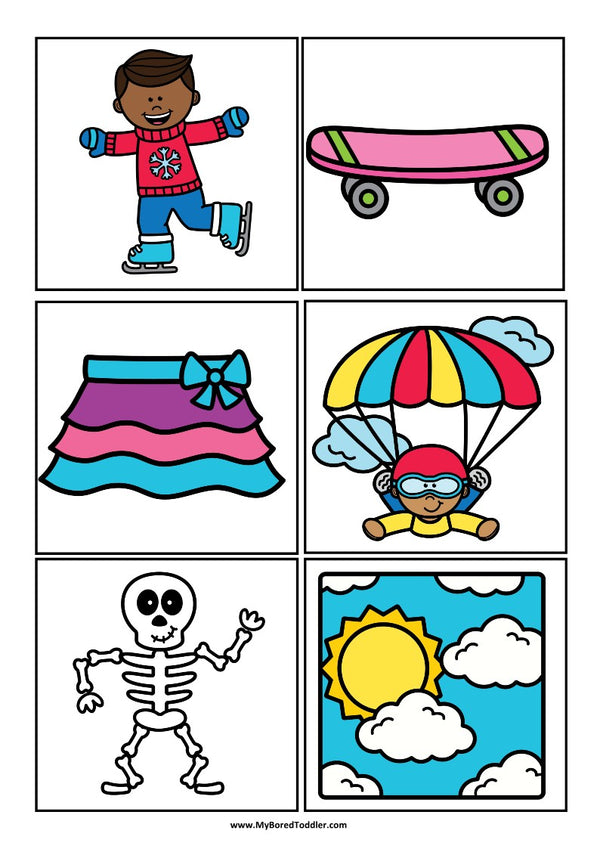Beginning Blends 'SK' Alphabet Scavenger Hunt / Treasure Hunt – My ...