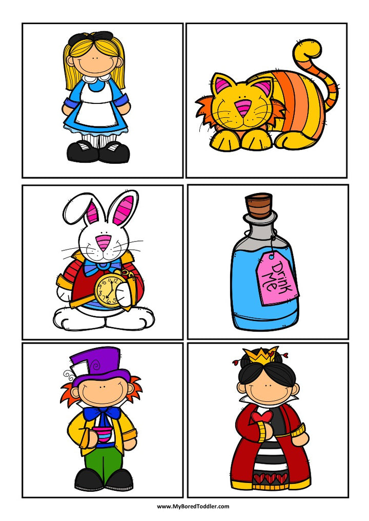 Alice In Wonderland - FAIRY TALES - Scavenger Hunt / Treasure Hunt – My ...