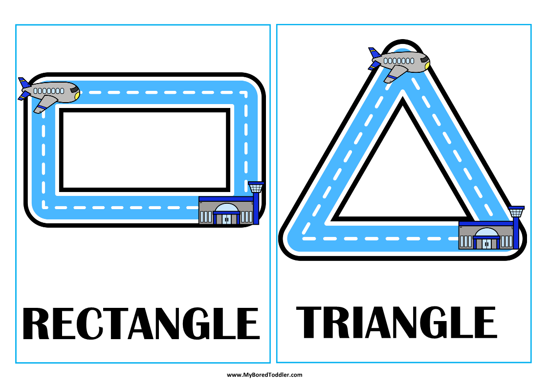 Transport Planes Shape Tracing Sheets – My Bored Toddler