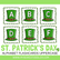 St Patrick's Day Alphabet Flashcards Lowercase & Uppercase – My Bored ...