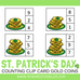 St Patrick's Day Counting Clip Cards 0-10 Gold Coins Color & B&W – My ...