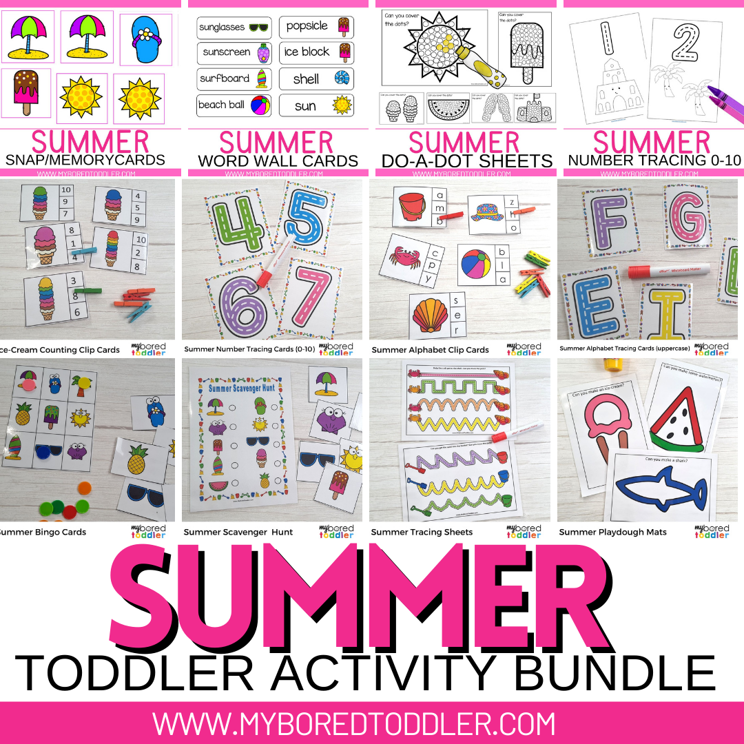 Summer Printable Pack Flash Sale My Bored Toddler