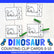 Dinosaur Counting Clip Cards Color & B&W 0-10 – My Bored Toddler