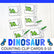 Dinosaur Counting Clip Cards Color & B&W 0-10 – My Bored Toddler