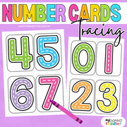 Number Tracing Cards 0-10 Color – My Bored Toddler