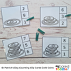 St Patrick's Day Counting Clip Cards 0-10 Gold Coins Color & B&W – My ...