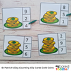 St Patrick's Day Counting Clip Cards 0-10 Gold Coins Color & B&W – My ...