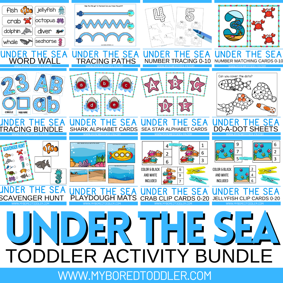 Under the Sea / Ocean Bundle – My Bored Toddler