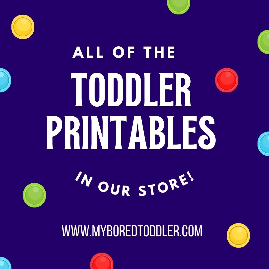 ULTIMATE TODDLER PRINTABLE BUNDLE - FLASH SALE – My Bored Toddler